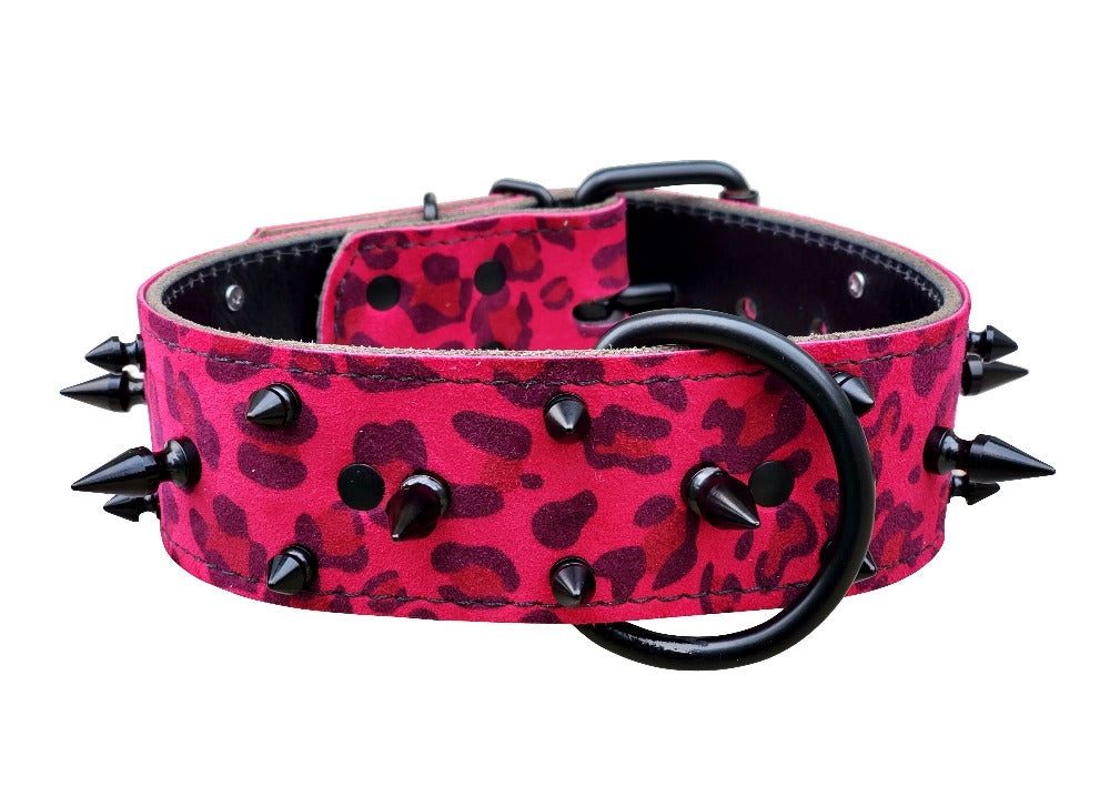 Genuine Leather Spiked Dog Collar – Rad N Bad Collars