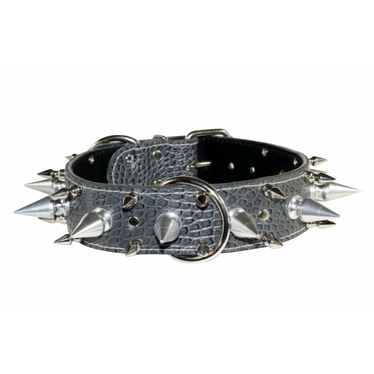 Extreme American Bully Leather Spiked Dog Collar – Rad N Bad Collars